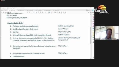 9/20/22 Visit Florida Audit Committee - The Florida Channel