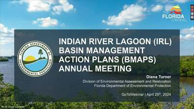 4/25/24 Department of Environmental Protection Indian River Lagoon ...