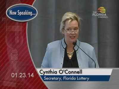 1/23/14 Now Speaking - Secretary Cynthia O'Connell at the Florida ...