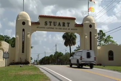 Historical Markers - Stuart Welcome Arch - The Florida Channel