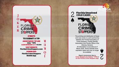 6/11/24 Capitol Update Extended - Cold Case Playing Cards - The Florida ...