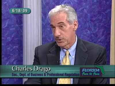 Florida Face to Face – Charles Drago, Secretary, Department of Business ...