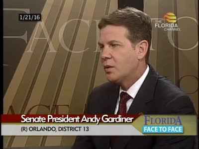Florida Face to Face – Senate President Andy Gardiner - The Florida Channel