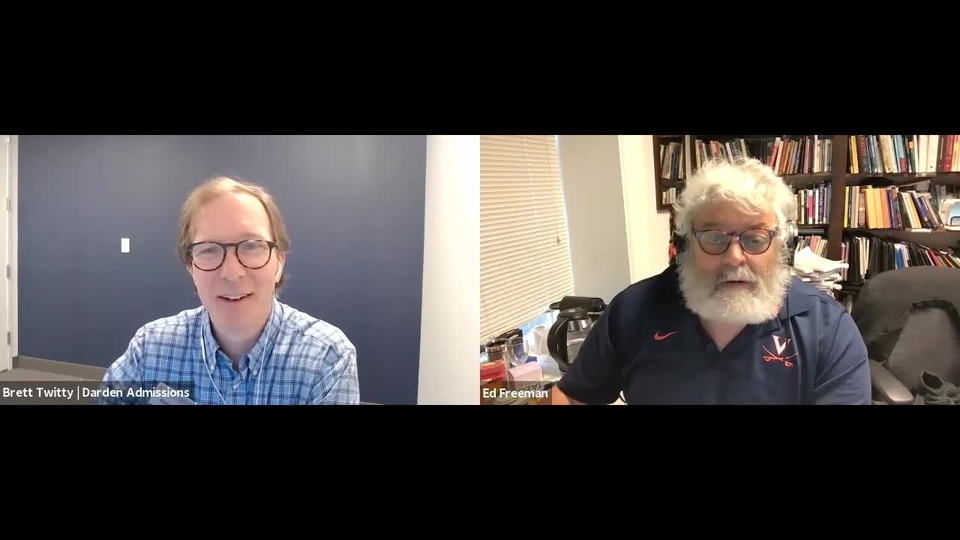 'Office Hours' with Professor Ed Freeman