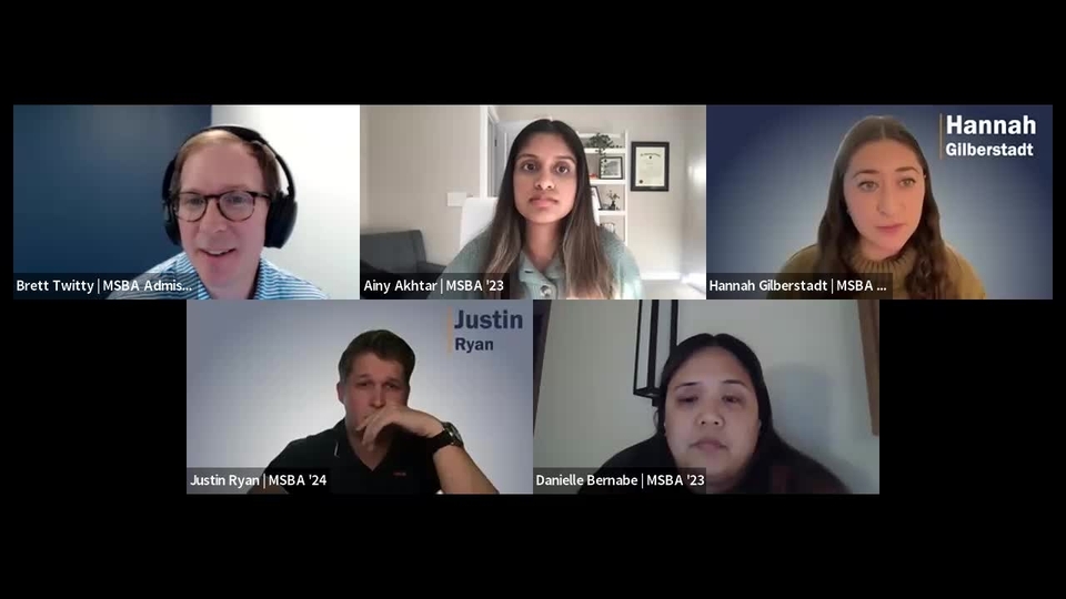 MSBA Student Panel | 11.1.23