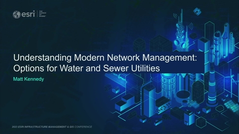 ArcGIS Utility Network - Esri Videos: GIS, Events, ArcGIS Products ...