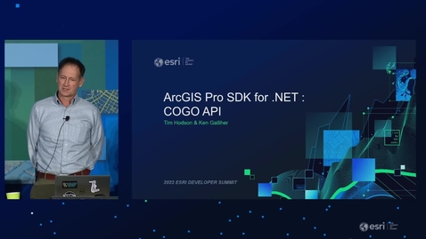 ArcGIS Pro SDK for .NET - Esri Videos: GIS, Events, ArcGIS Products ...