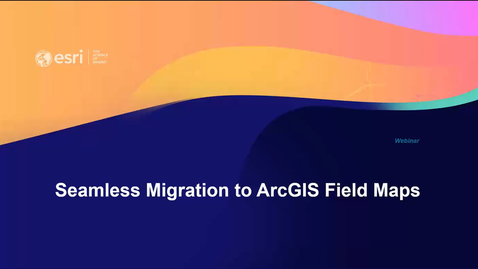 ArcGIS Field Maps - Esri Videos: GIS, Events, ArcGIS Products & Industries