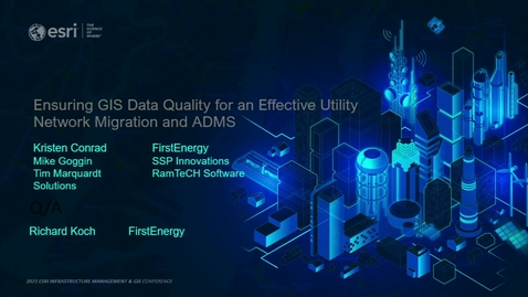 ArcGIS Utility Network - Esri Videos: GIS, Events, ArcGIS Products ...