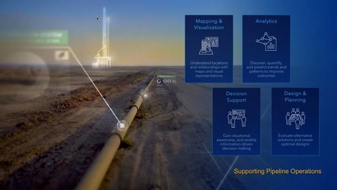 Pipeline - Esri Videos: GIS, Events, ArcGIS Products & Industries