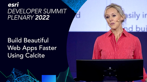 Calcite Design System - Esri Videos: GIS, Events, ArcGIS Products & Industries