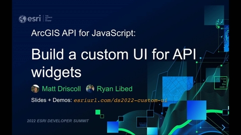 Calcite Design System - Esri Videos: GIS, Events, ArcGIS Products & Industries