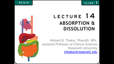 9/6 - PHAR 520: Lecture 14: Absorption and Dissolution (Pt 2 of 2)