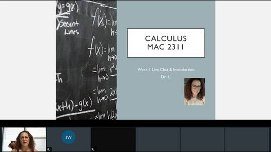 Week 1 Monday-Calculus I