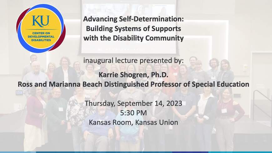 Distinguished Lecture Karrie Shogren