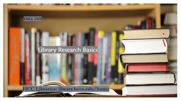ENGL 1301_Library Instruction