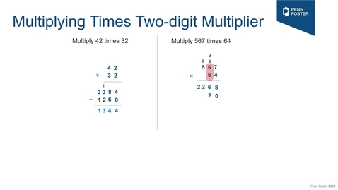 Whole Number Operations - Penn Foster