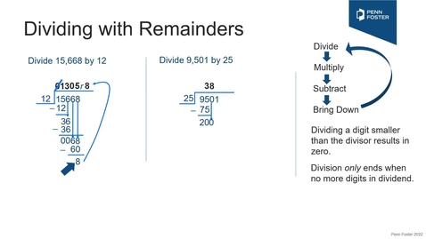 Whole Number Operations - Penn Foster
