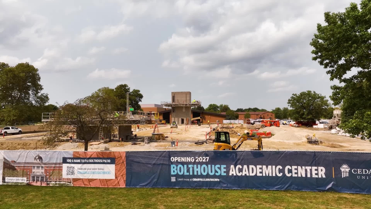 Bolthouse Academic Center Construction Update — September 2025 | Cedarville University