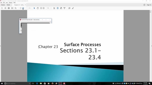 Lecture 9 Surface Processes