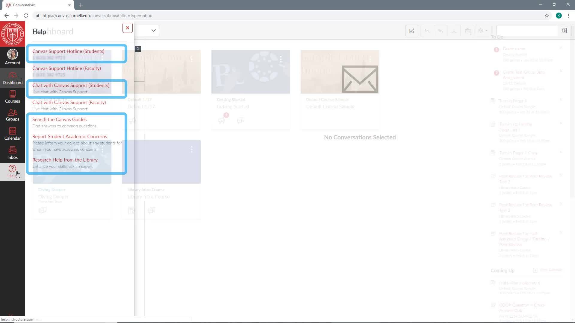 Getting Started in Canvas for Students (Video) – Learning Technologies Resource Library