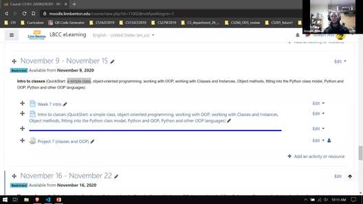 CS161: an example class