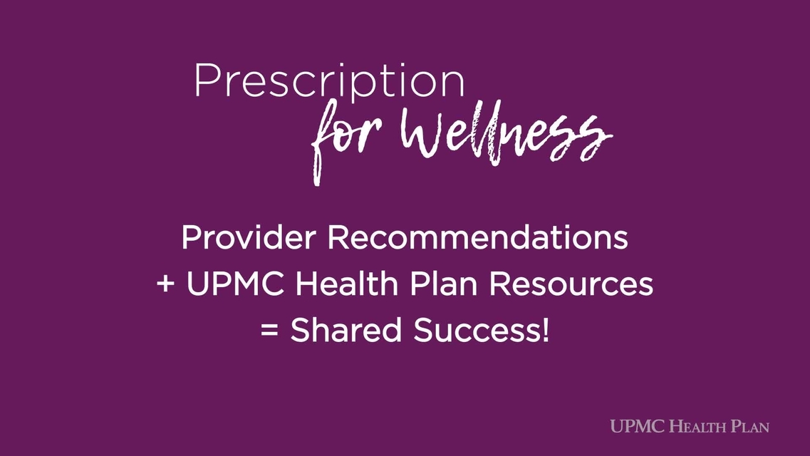 Prescription for Wellness - Shared Success Testimonial