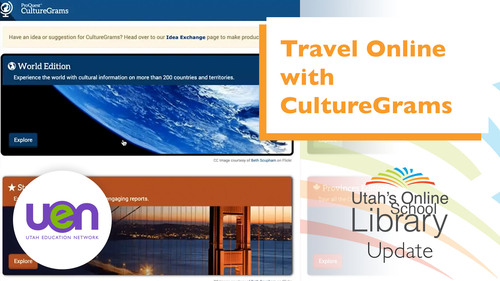 Travel Online with CultureGrams - Utah's Online School Library