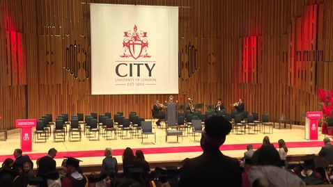 City University of London Graduation Ceremonies - MediaSpace - City St ...
